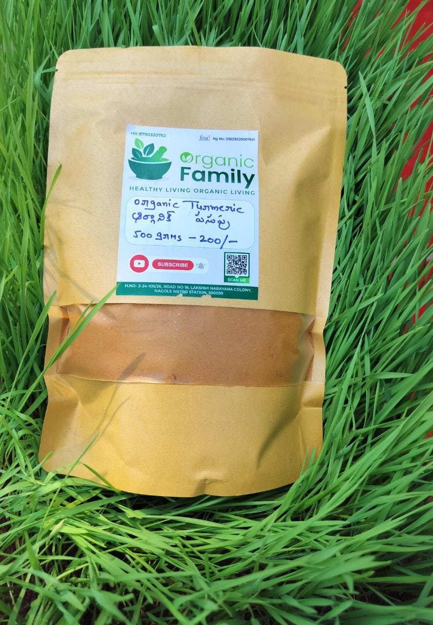 Turmeric(mother root) 500 Grams – Organic Family